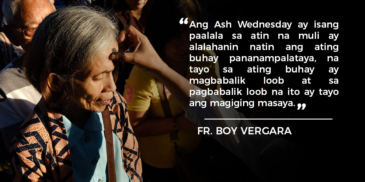 Kahalagahan ng Miyerkules ng Abo para sa mga Batangueno | WOWBatangas ...