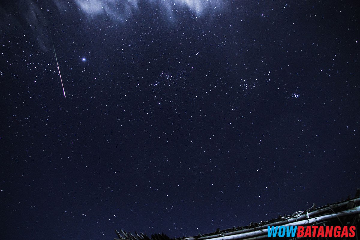 Orionids Meteor Shower sa kalangitan ng Malabrigo, Lobo, Batangas ...