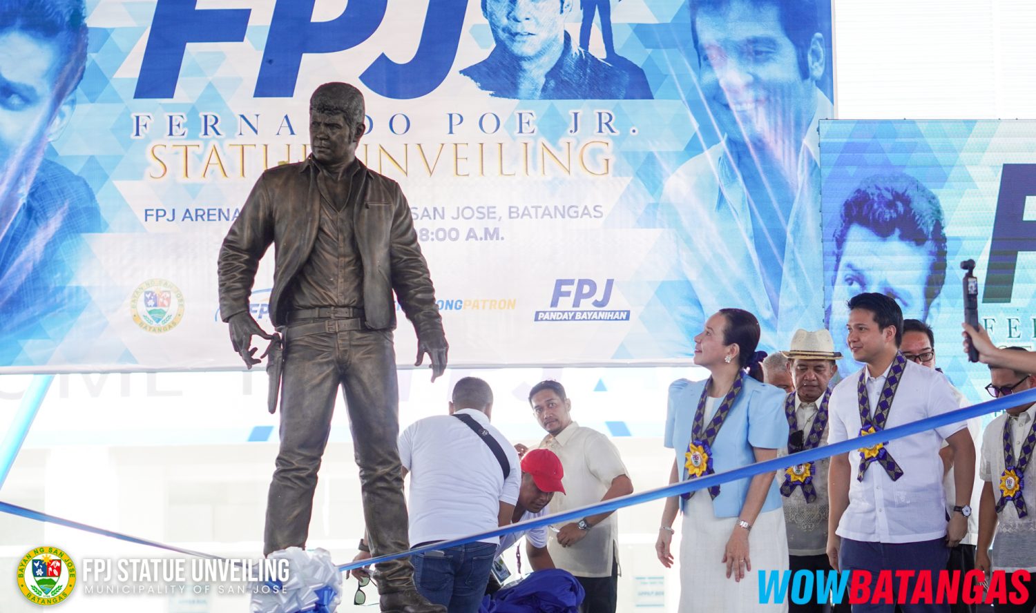 One Year After FPJ Arena: FPJ Statue Rises In San Jose, Batangas ...