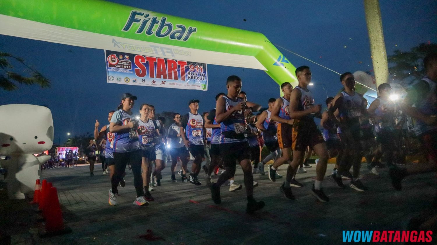 Lipa City PNP Holds Fun Run to Promote 911 Hotline | WOWBatangas.com ...